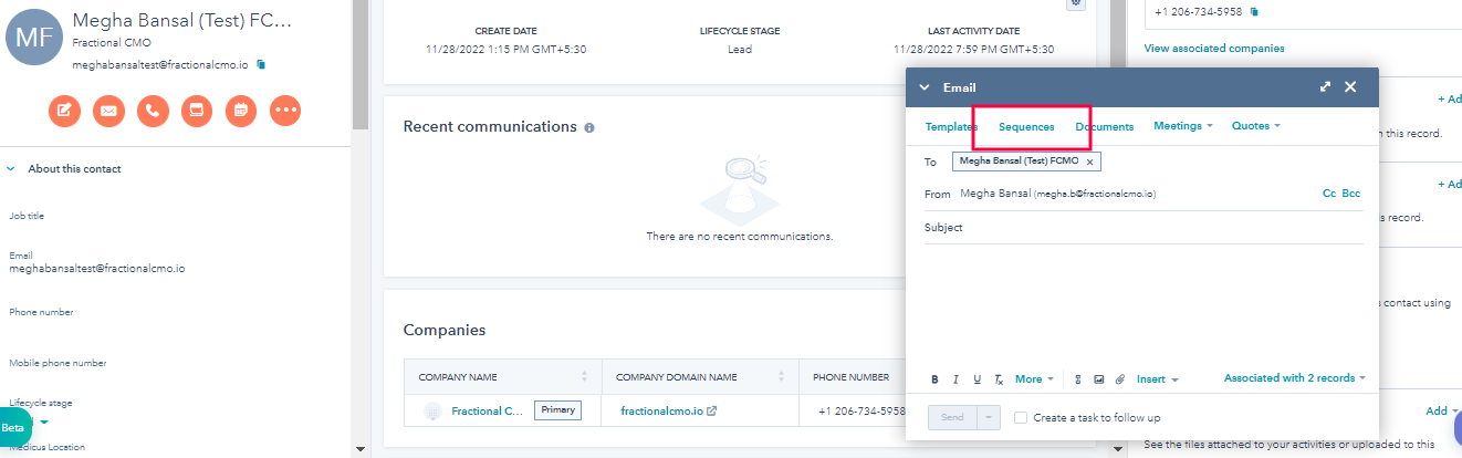 HubSpot Sequence Set up 101 - Preventing prospects from slipping away